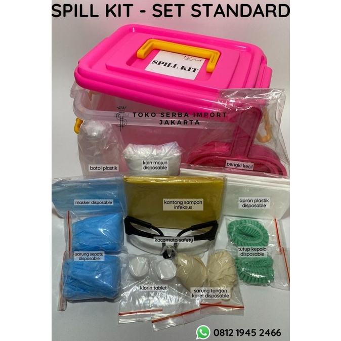 Jual SPILL KIT / APD RUMAH SAKIT - SET STANDARD | Shopee Indonesia