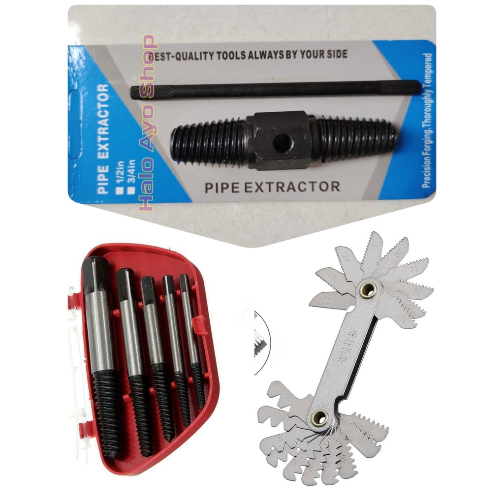 Jual Mal Drat Baut / Thread Screw Pitch Gauge / Tab Balik / Pipe ...