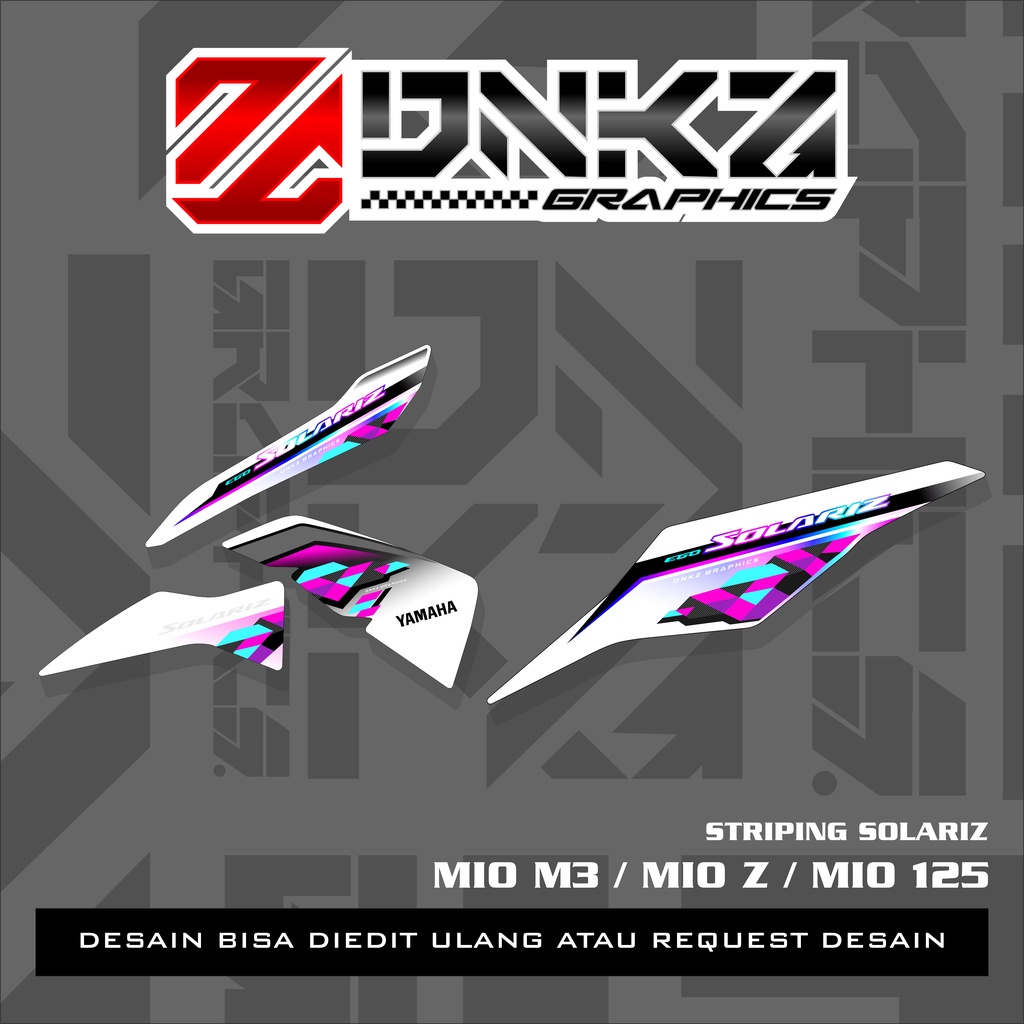Jual Stiker Mio M3/Z Decal Striping Standar Mio M3/Z Premium Solariz Standar DNKZ | Shopee Indonesia