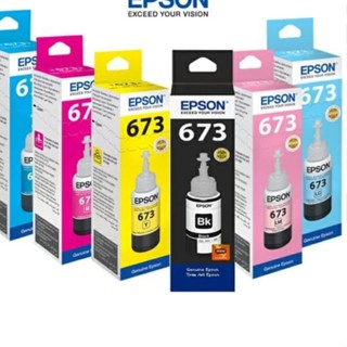 Jual TINTA PRINTER TINTA EPSON 673 UNTUK PRINTER L1800 L800 L805 L810 ...