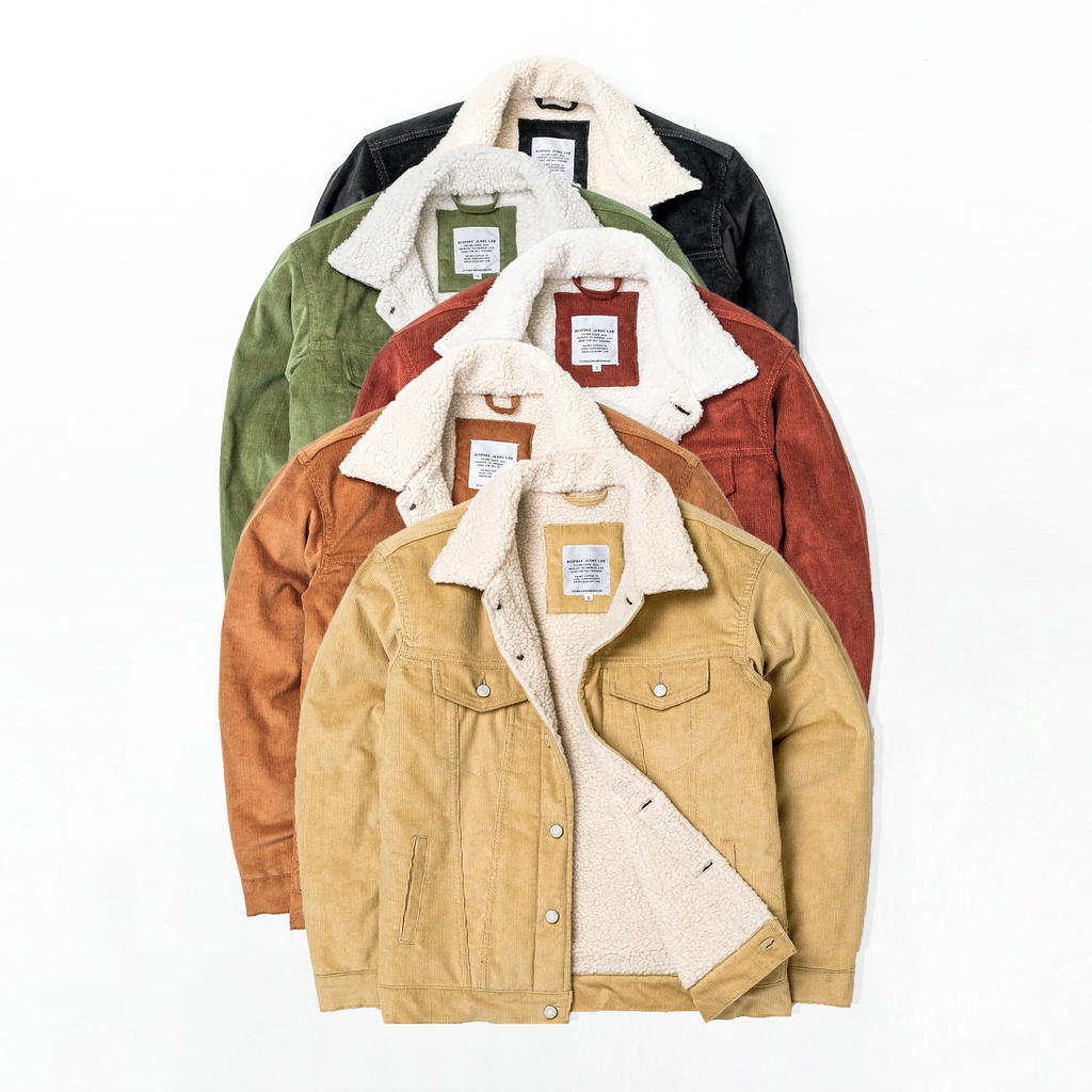 Jual Bespoke Project Corduroy Sherpa Jacket | Shopee Indonesia