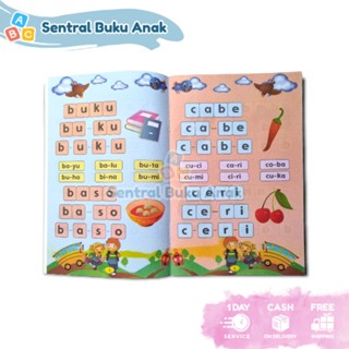 Jual Buku Latihan Mengeja Kata untuk Anak PAUD TK dan Pra SD Full Color ...
