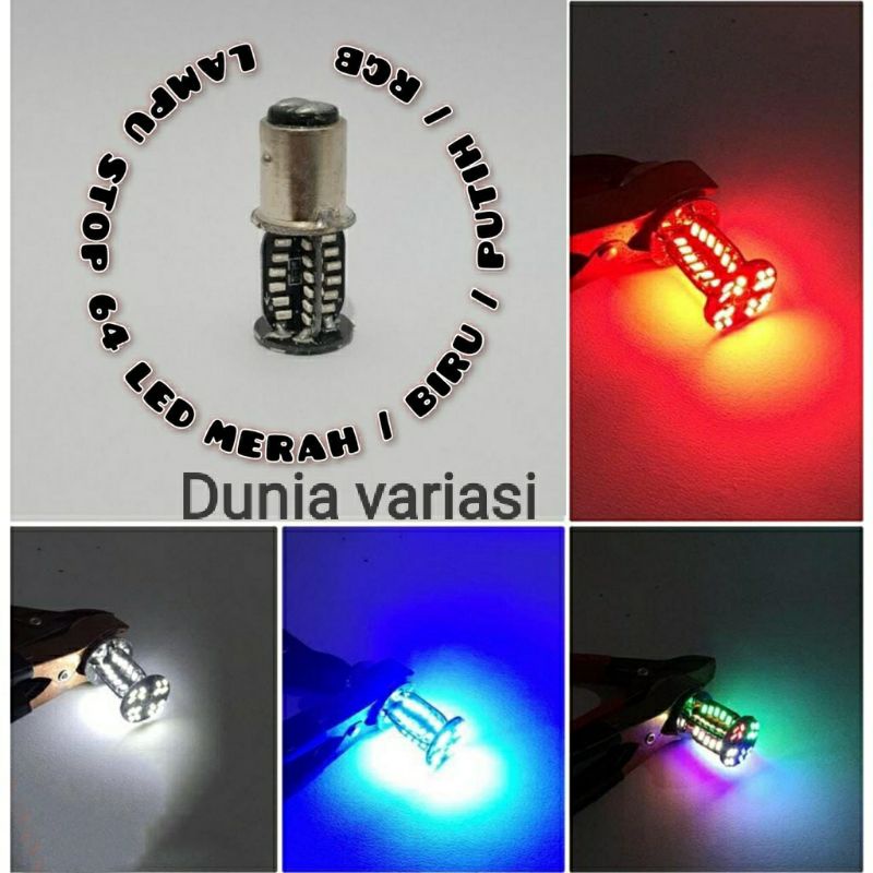 Jual Stop LED 64 LED Lampu Stop DC 12 volt Belimbing RGB | Shopee Indonesia