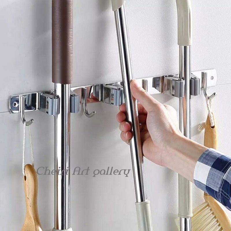 Jual Gantungan sapu pel Stainless 304 hook kait / Kapstok hanger sapu ...