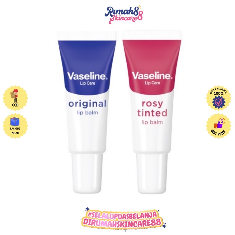 Jual VASELINE Lip Balm Pelembab Rosy Tinted Original 10gr | Shopee Indonesia