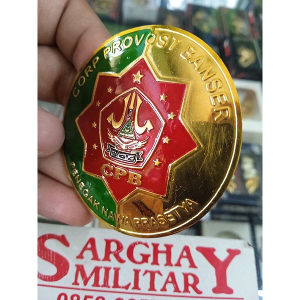 Jual EMBLEM PROVOS BANSER TIMBUL EMBLEM CPB EMBLEM BANSER COR | Shopee ...