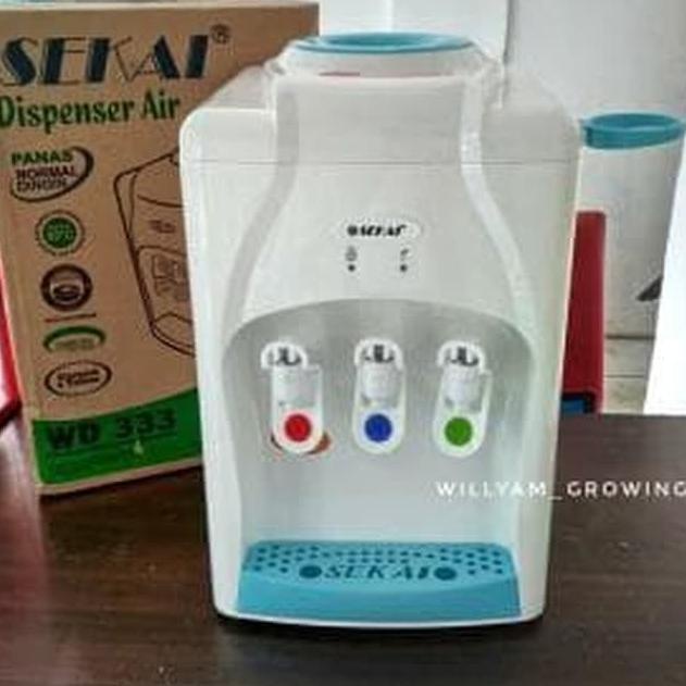 Jual New Stock Sekai Dispenser Meja 3 Kran WD333 Hot Cool Normal WD 333 Panas Dingin | Shopee ...