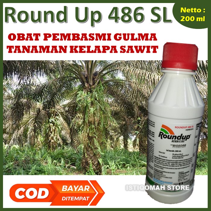 Jual Roundup Biosorb 486 SL 200ML Obat Semprot Pembasmi Rumput dan ...