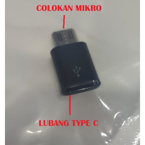 Jual ADAPTER KONEKTOR SAMBUNG CAS CHARGER TYPE C TO MIKRO /TYPE-C TO ...
