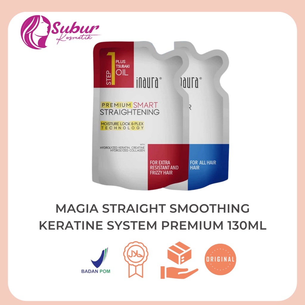 Jual Inaura - Magia Straight Smooting Keratine System 130ml | Shopee ...