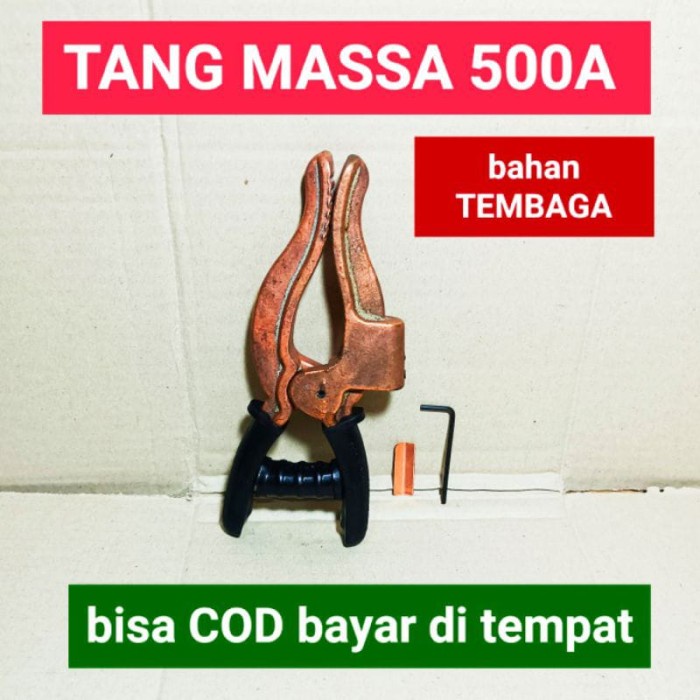 Jual Tang Massa/Masa Las 500A Tembaga - Stang Ground Las Listrik ...