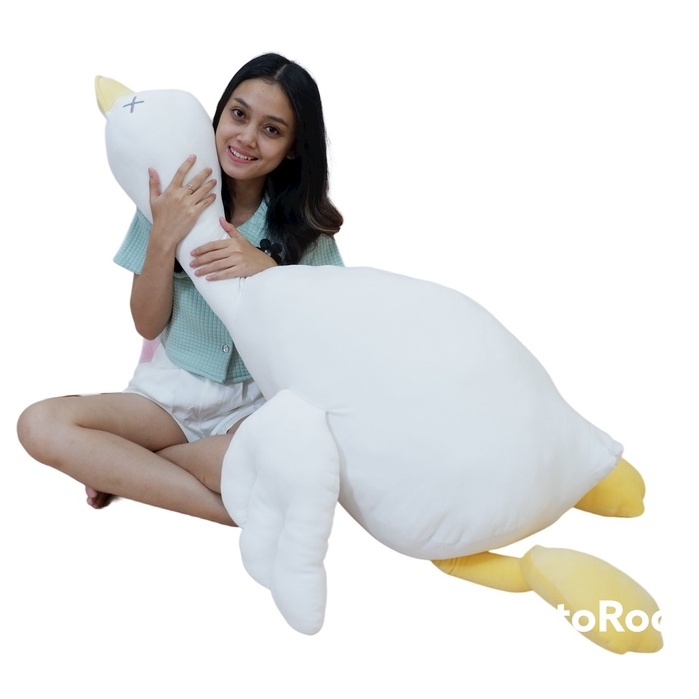 Jual Boneka Angsa Lucu Goose Cocok Untuk Mainan Anak bebek unggas ...