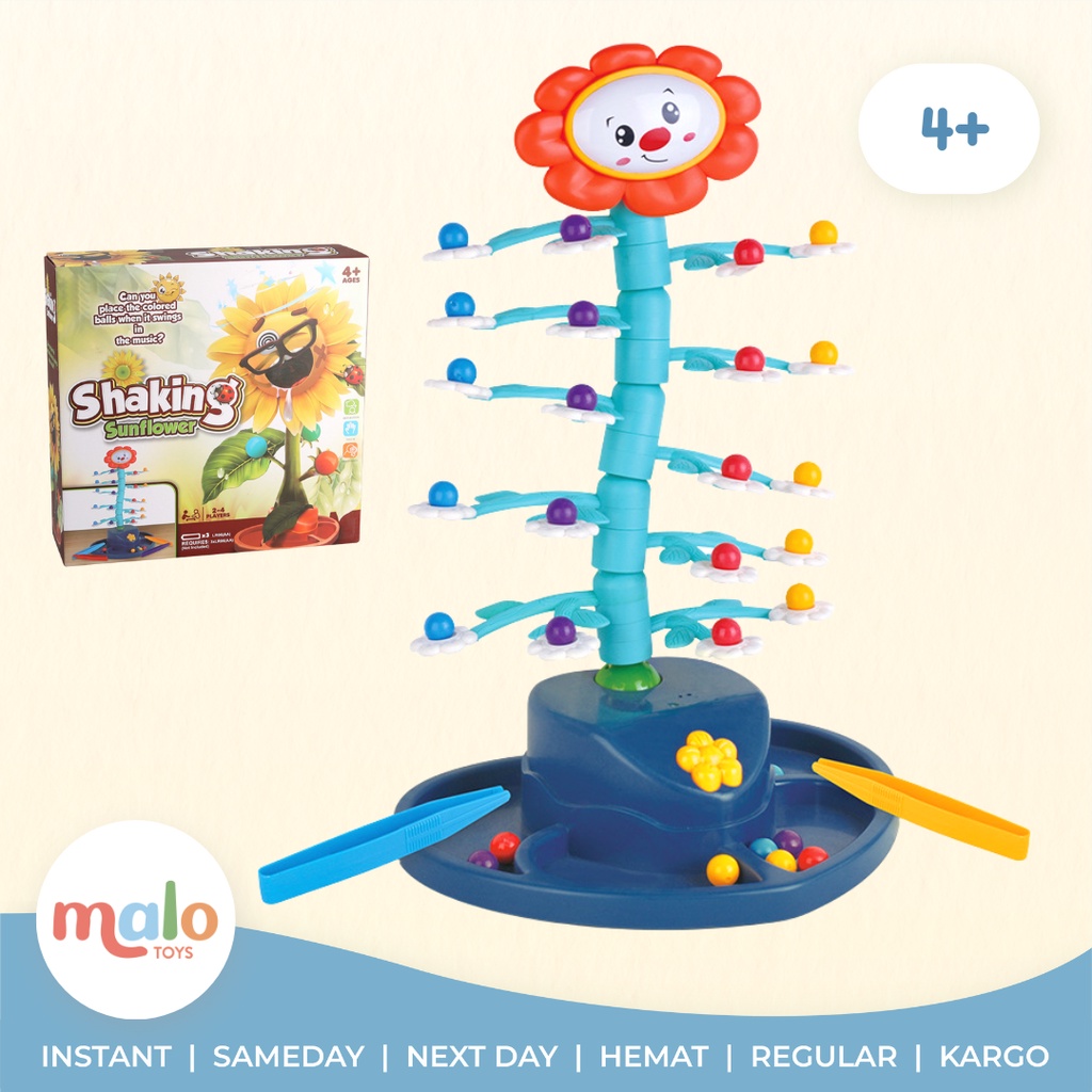 Jual MALOTOYS - Shaking Sunflower Wiggle Game Shaking Swing Interactive ...