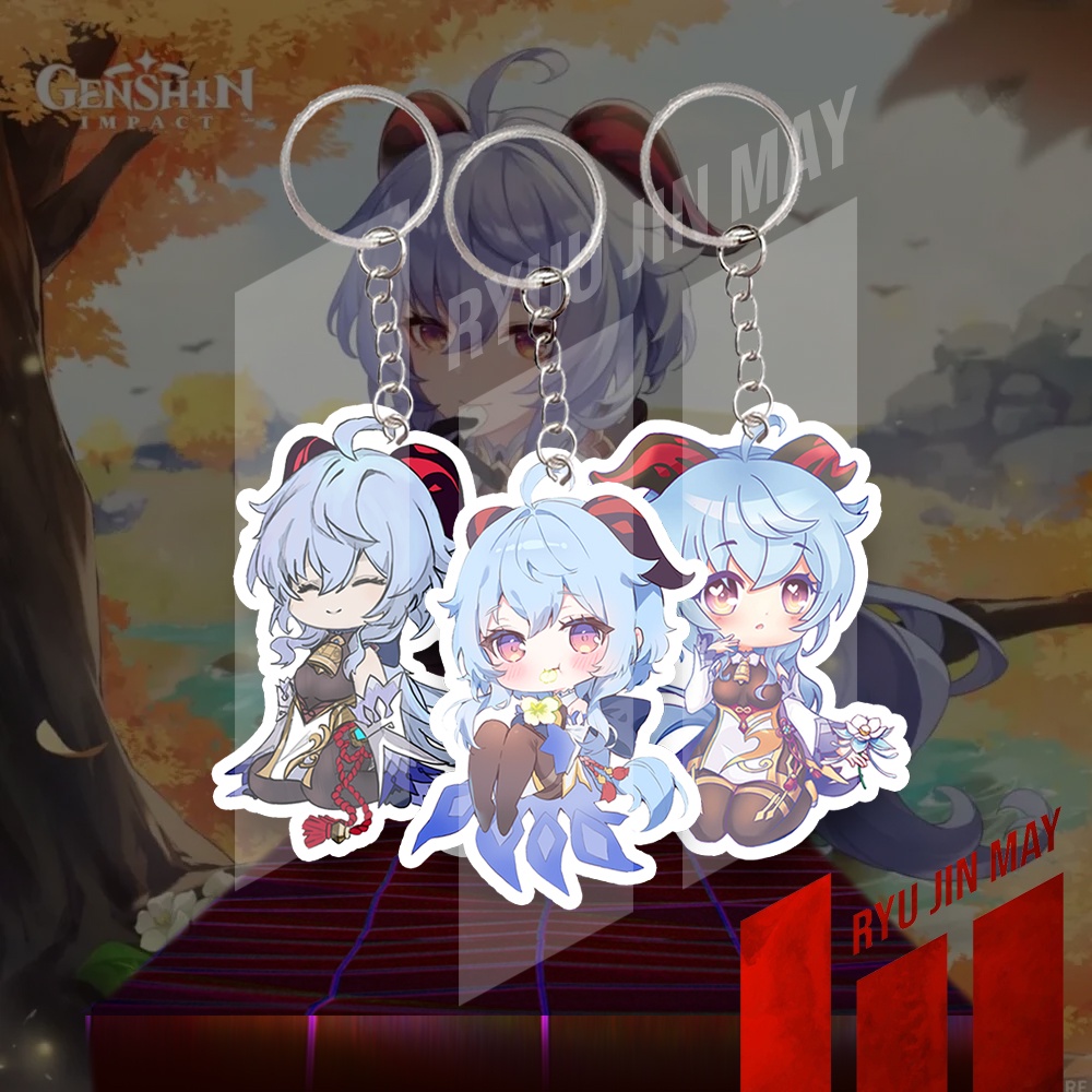 Jual Gantungan Kunci / Keychain / Gantungan HP - Genshin Impact - Ganyu ...