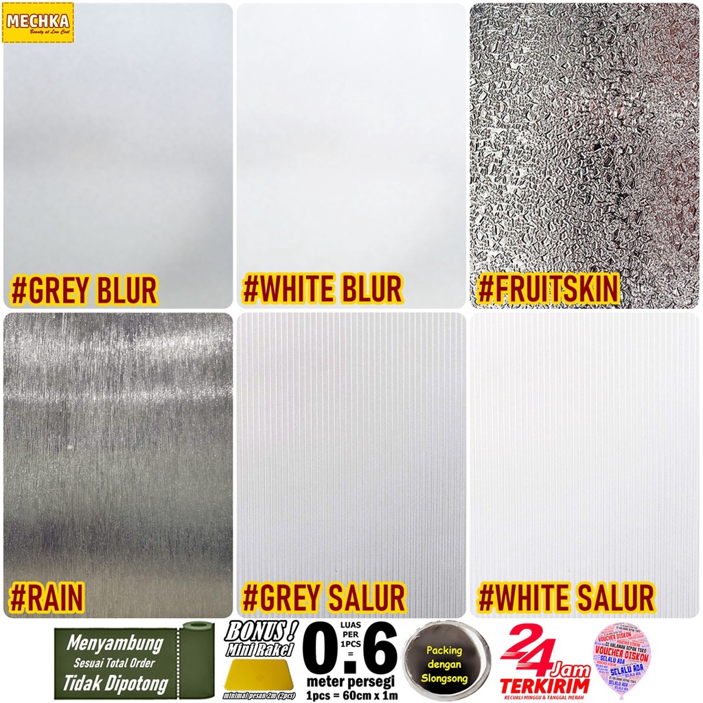 Jual Harga /1m Sticker Sandblast Lebar 60cm Stiker Sunblast . Stiker ...