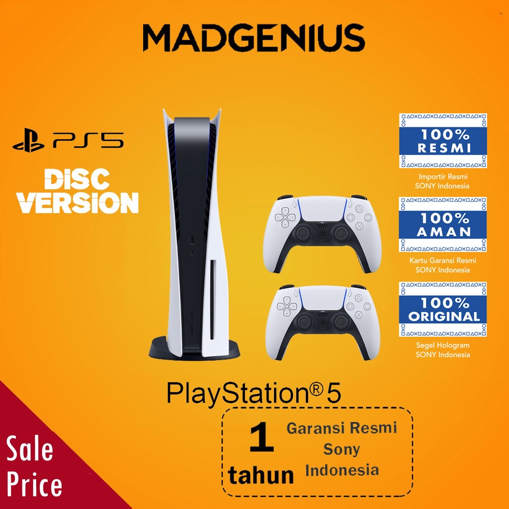 Jual Sony Playstation 5 / PS 5 / PS5 / PlayStation 5 Disc / PS5 Playstation 5 Console / PS5 DISC ...