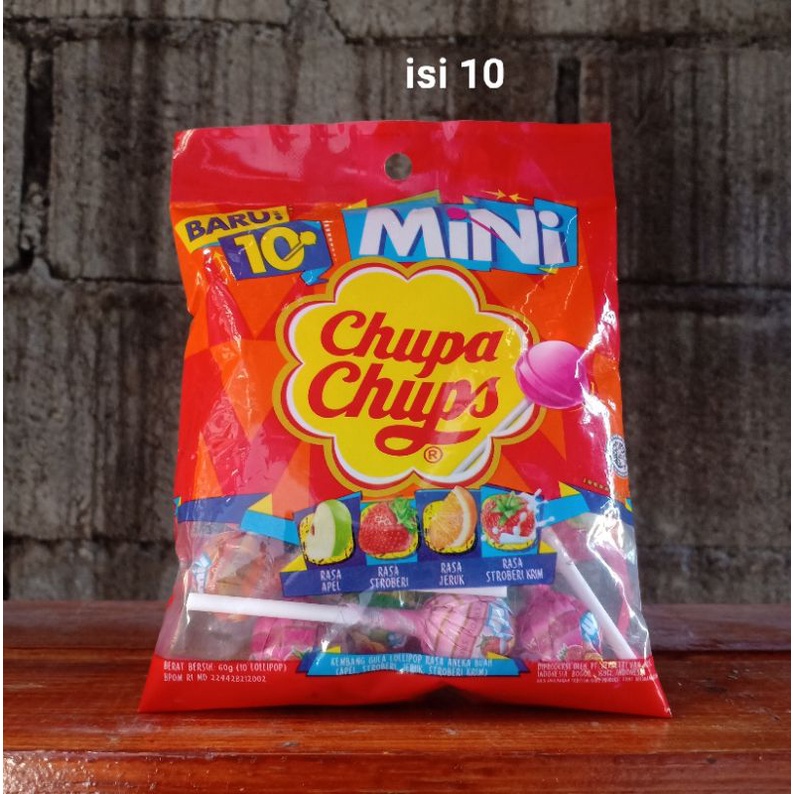 Jual chupa chups permen candy mini lolipop isi 10 | Shopee Indonesia