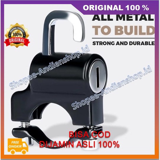 Jual Helm Lock Helmet Lock Anti-Theft Kunci Helm Motor / Gembok Helm ...