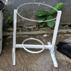 Jual tiang besi bulat utk drum sampah,diameter lingkaran 42 cm | Shopee ...