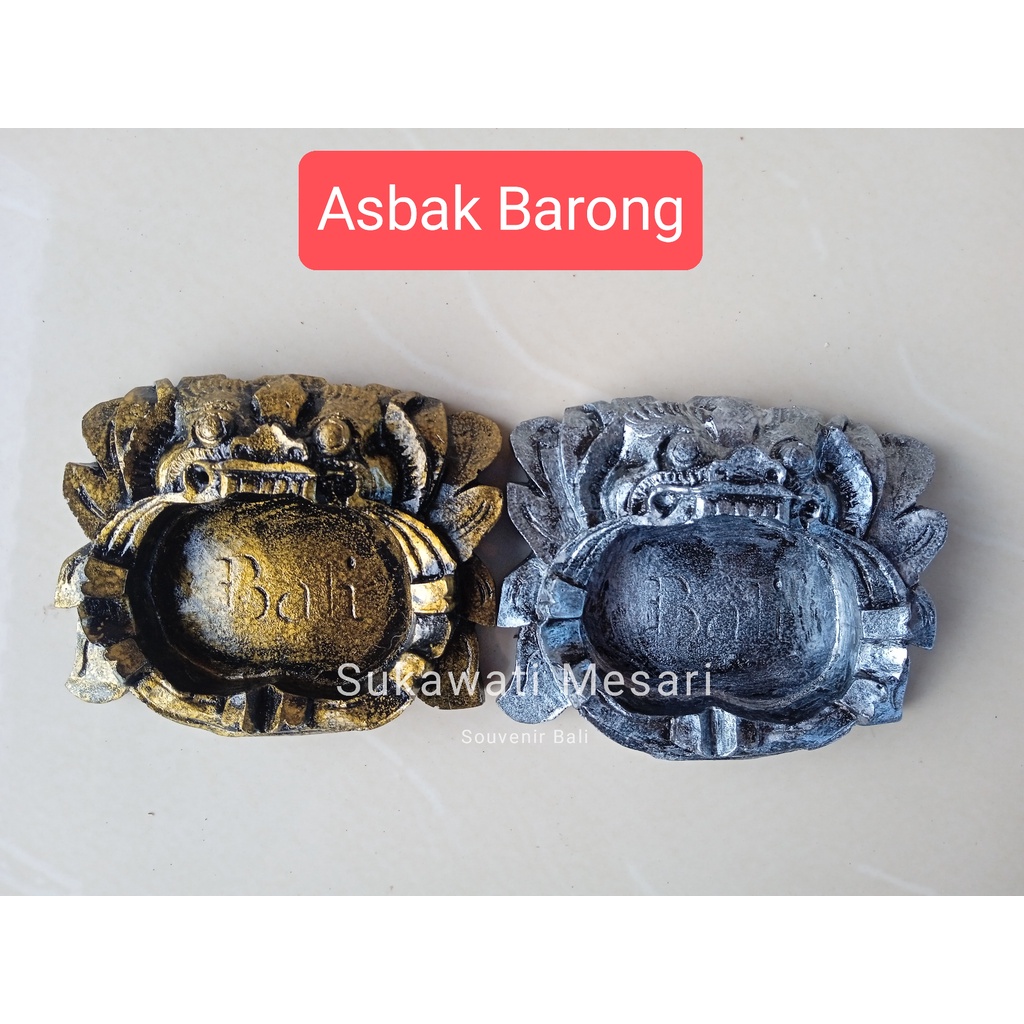 Jual Asbak Barong Ashtray Etnik Resin Souvenir Kerajinan Khas Bali ...