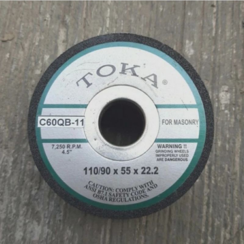 Jual batu grinda mangkok 4" c80 grinda wheel metal TOKA GRIT80 | Shopee ...