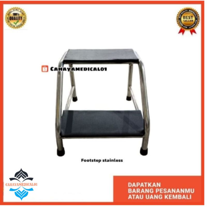 Jual Foot step / Tangga pasien stainles / Footstep stainless / Tangga ...