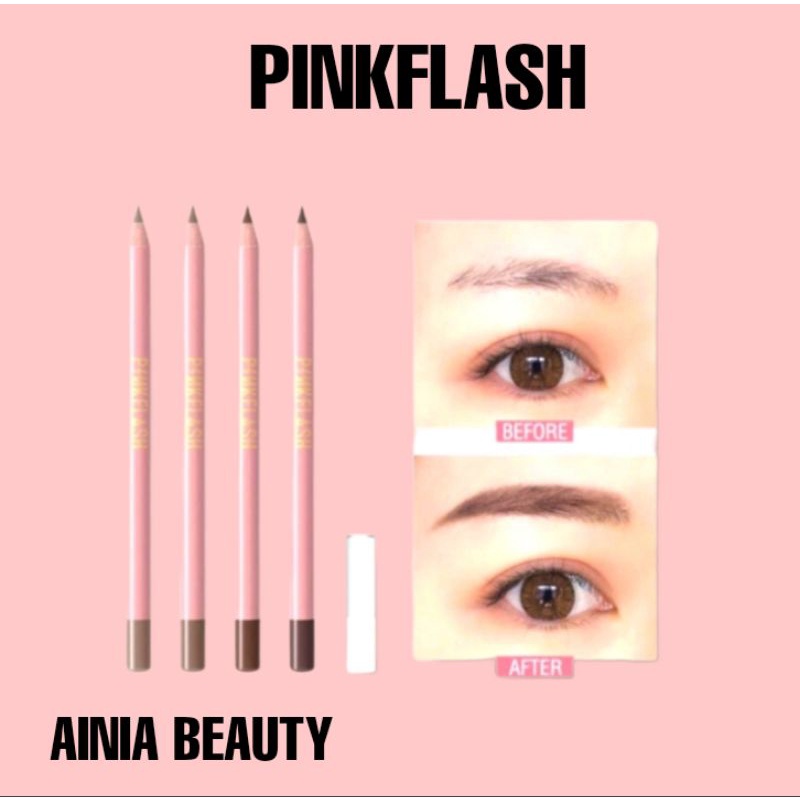 Jual PINKFLASH Easy Eyebrow Pencil E02 | Ainia Beauty | Shopee Indonesia