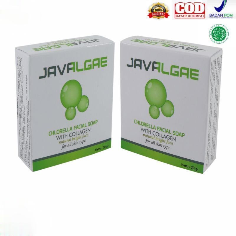 Jual Javalgae Sabun Collagen Temurah Pencuci Wajah sabun pencuci muka ...