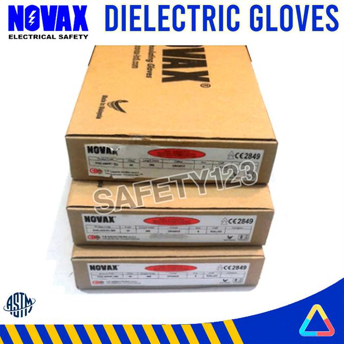 Jual Novax Electrical Safe Gloves Class1 Sarung Tangan Listrik 10Kva ...