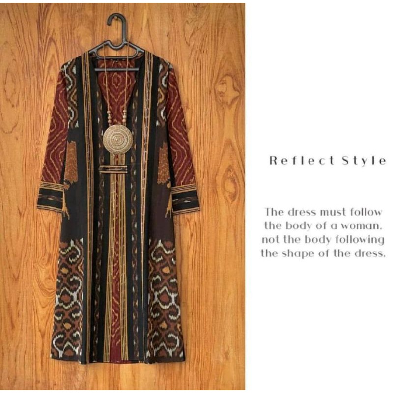 Jual long lady / outer tenun unisex tenun tradisional jepara motif ...