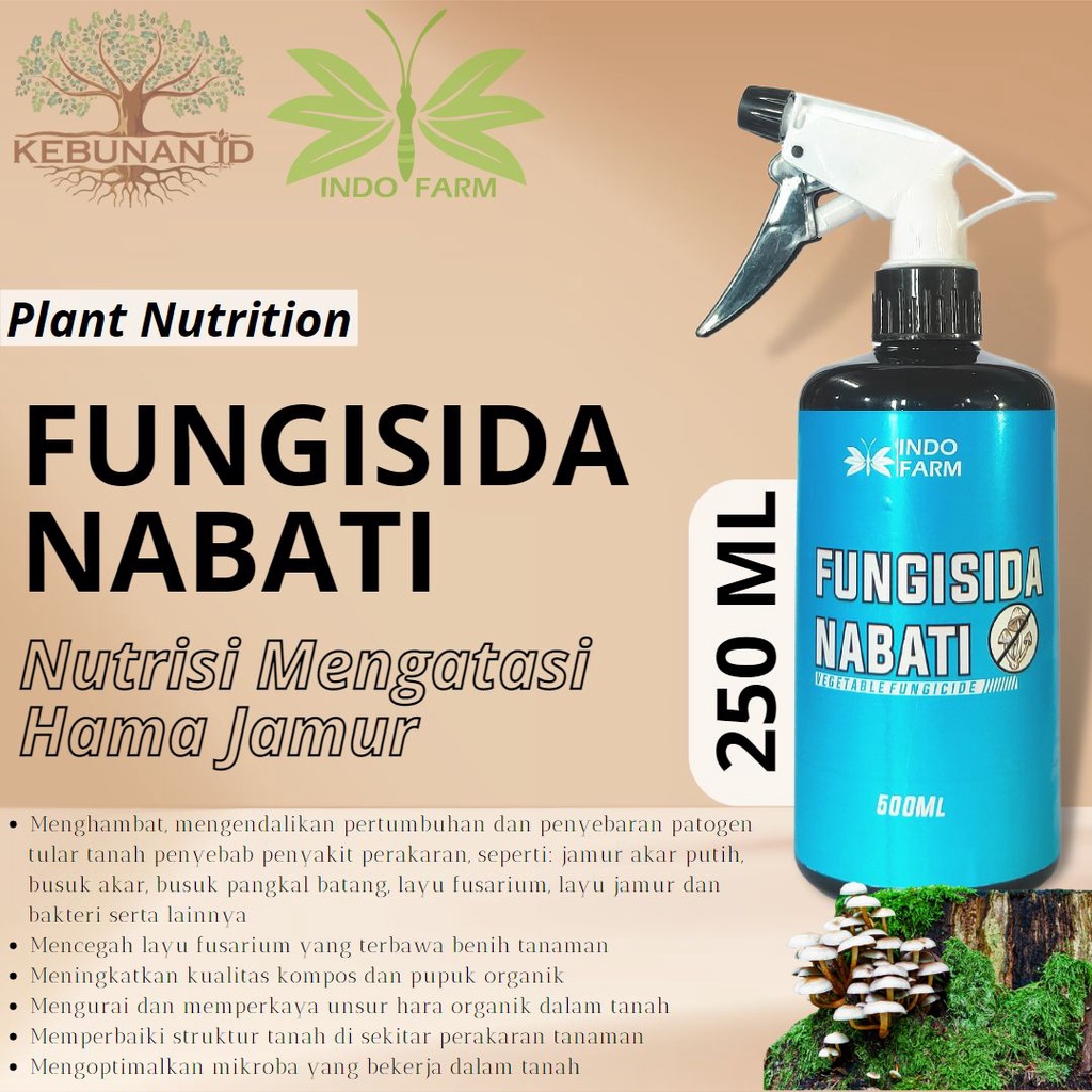 Jual INDO FARM - Fungisida Nabati Organik Pembasmi Hama 250ml | Shopee ...