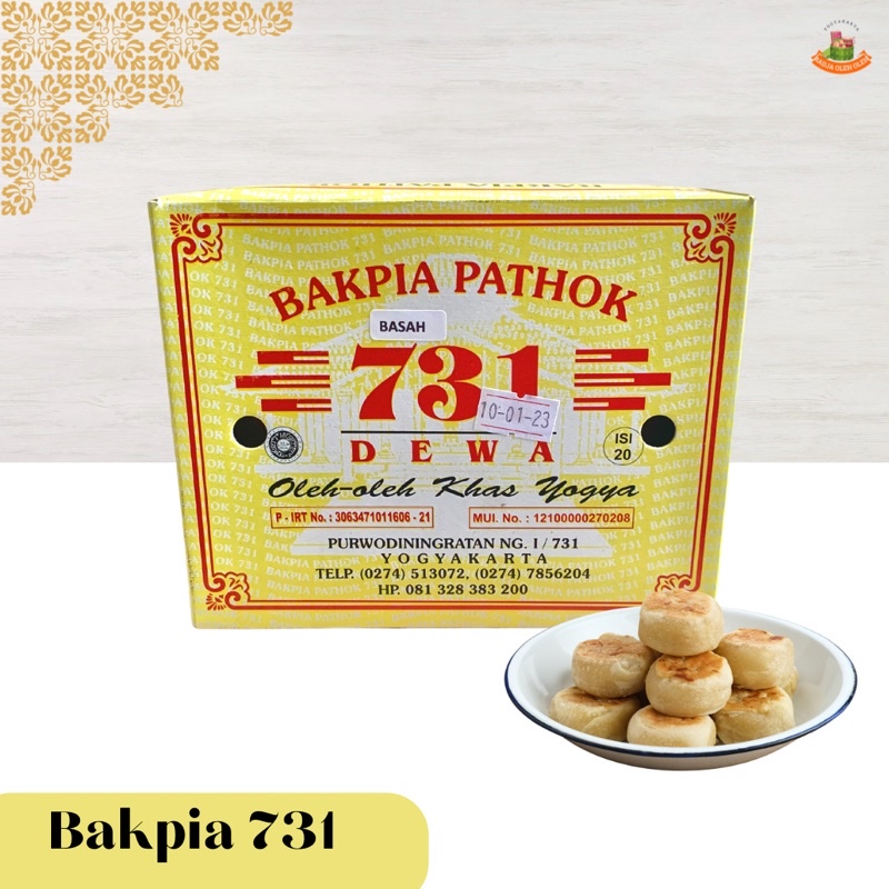 Jual Bakpia Pathok 731 Bakpia Jogja Fresh Langsung Dari Pabrik -Oleh ...