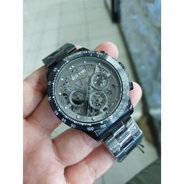 Jual Jam Tangan Pria Keren EXTRI X7001 Original Chronograph | Shopee Indonesia