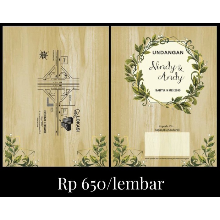 Jual Blangko Undangan Pernikahan ERA BARU / ERBA 2203 COVER Mirip SCC ...