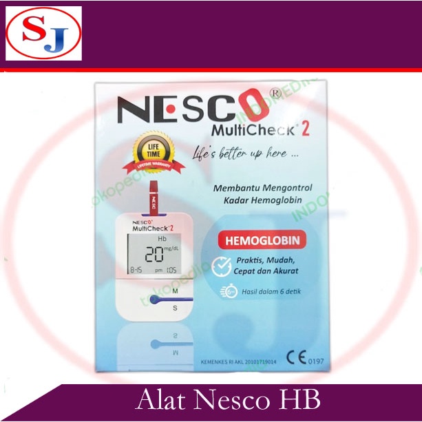 Jual alat cek Hemoglobin / Alat Cek HB / test Hb Hemoglobin + Strip ...