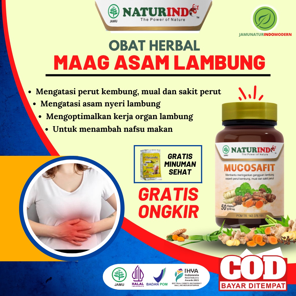 Jual Obat Herbal Asam Lambung Obat Maag Ampuh Obat Mual Begah Kembung ...