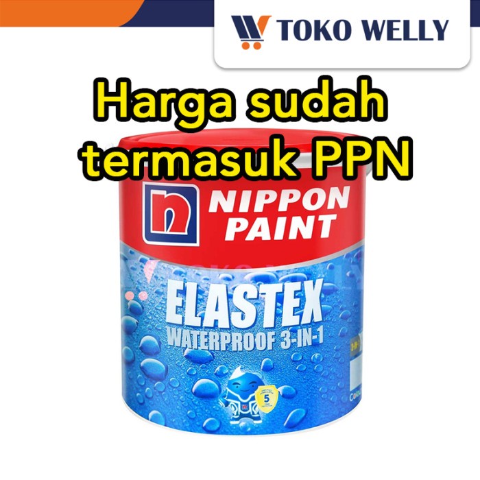 Jual NIPPON Paint Elastex 3-in-1 Waterproofing TINTING / CUSTOM / Galon ...