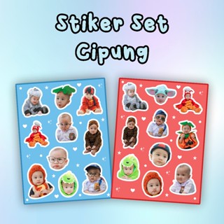 Jual Sticker/Stiker Set RM/Jin/Suga/j-hope/Jimin/V/Jk BTS Bangtan KPOP ...