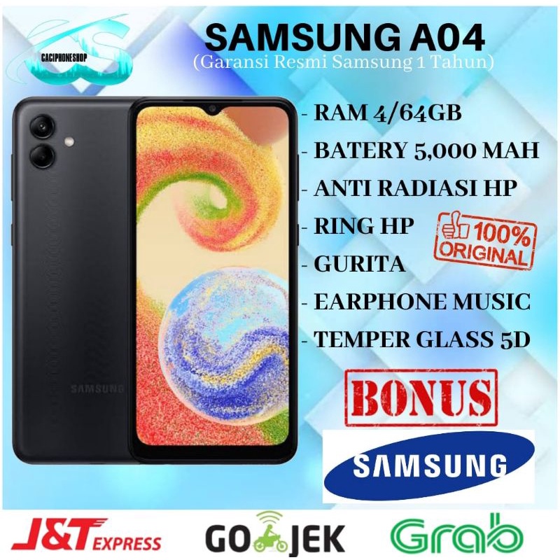 Jual Samsung Galaxy A04 Ram 4GB Rom 64GB 4/64 & 3/32 Garansi Samsung ...