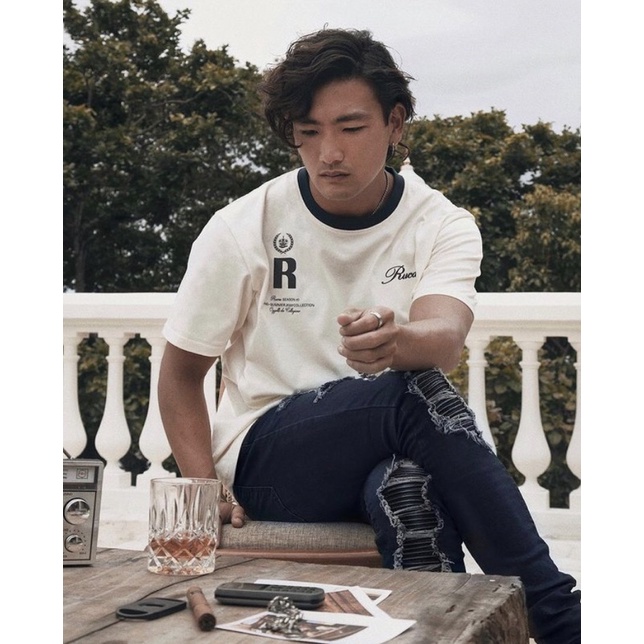 Jual T-shirt | Rucas | Season 10 PAINTED PALM TREE | White | New ...