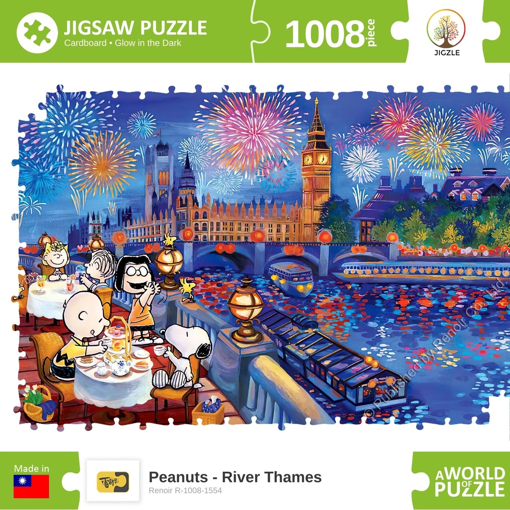 Jual Renoir R-1008-1554 Peanuts - River Thames Jigsaw Puzzle | Shopee ...