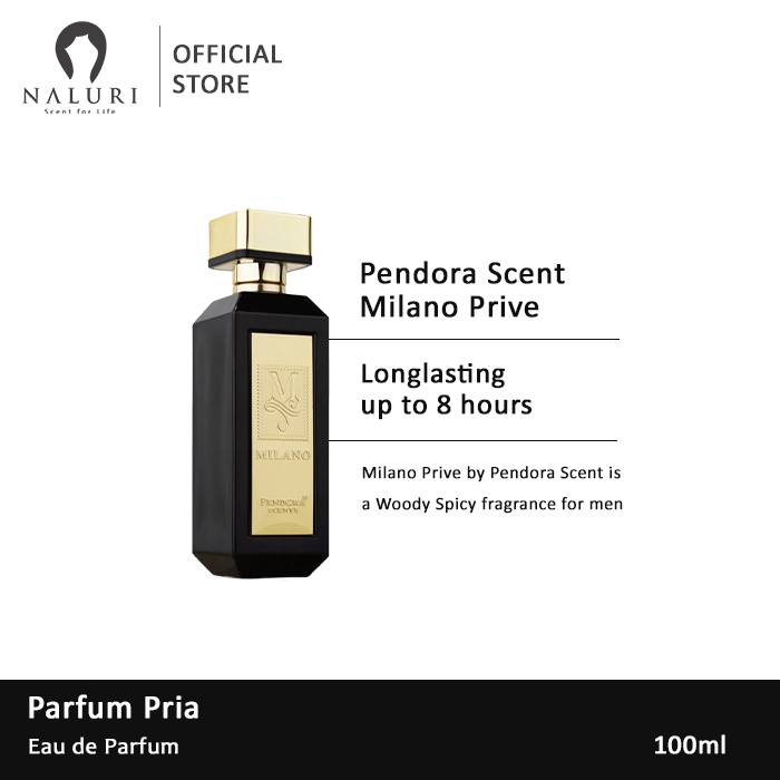 Jual Parfum Original Pendora Scents Milano Prive For Men EDP 100ml ...