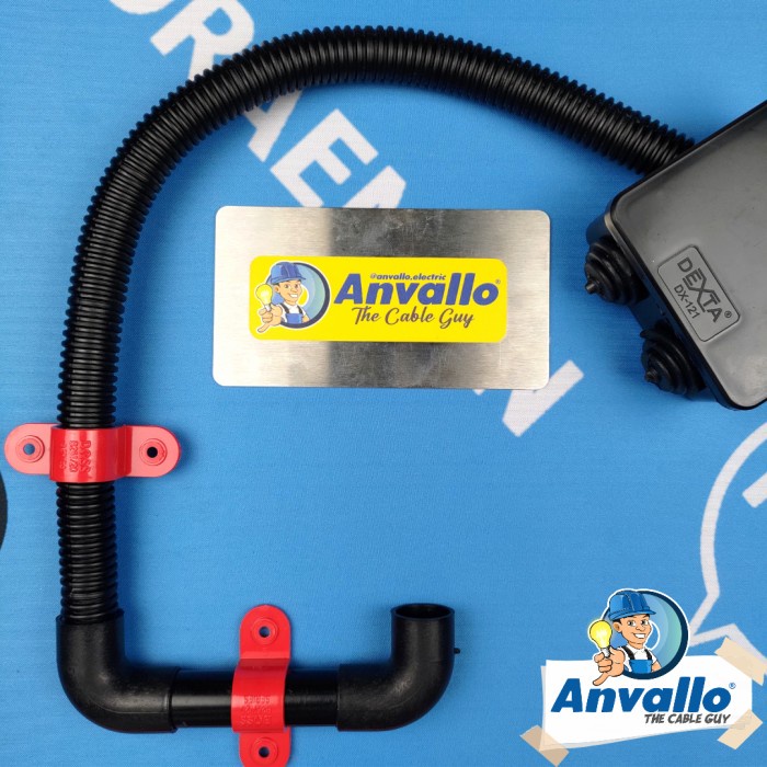 Jual Pipa Conduit Flexibel Pipa Listrik Flexibel 20mm HITAM | Shopee ...