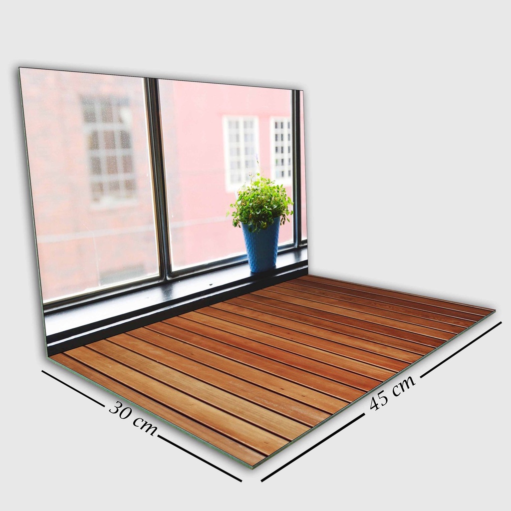 Jual Alas Foto Lipat MDF 30x45 Kayu Pot Tanaman Jendela Background ...