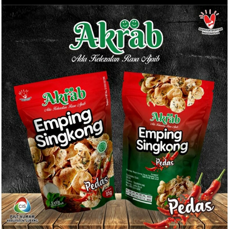Jual Nyemil Akrab ~ Keripik Emping Singkong Enak Murah | Shopee Indonesia