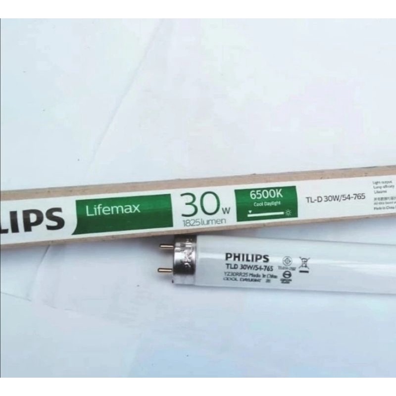 Jual Lampu Neon Panjang TL T8 30w Sinar Putih 90cm Philips | Shopee ...