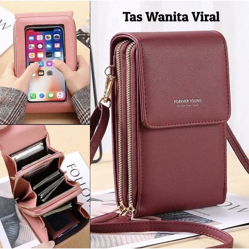 Jual Tas HP Wanita Tas Selempang Viral Kekinian | Shopee Indonesia