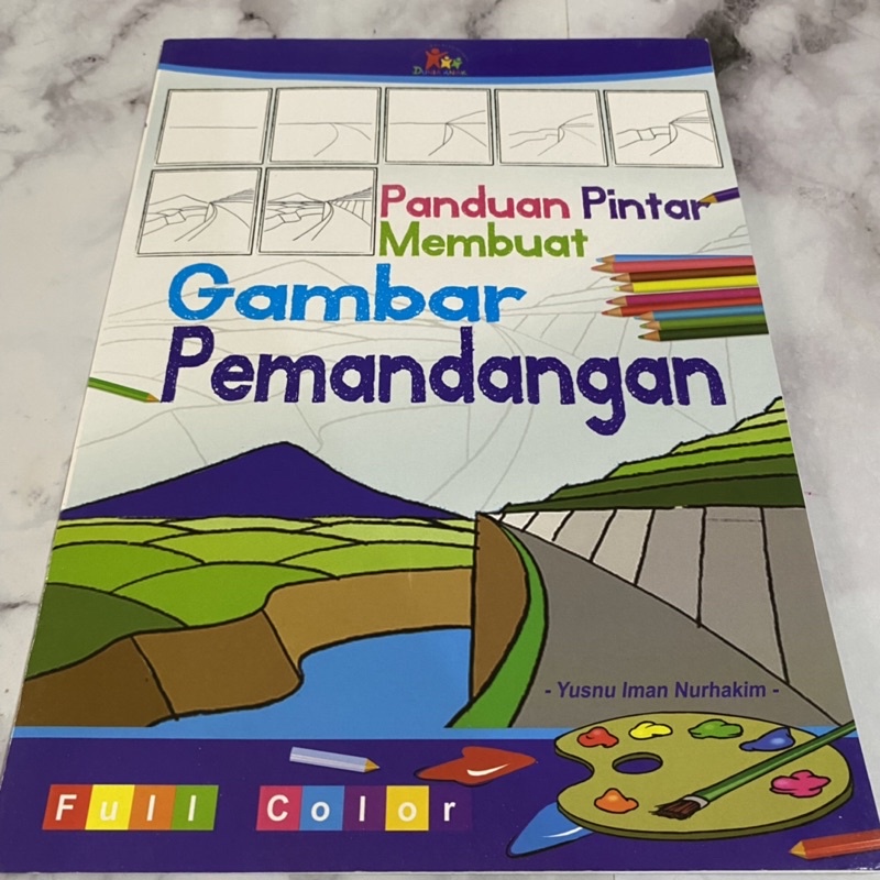 Jual belajar menggambar pemandangan belajar menggambar sd tk buku ...