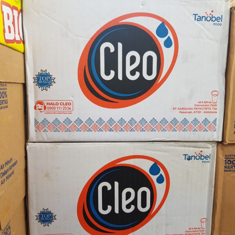 Jual Jual Cleo Gelas 220 ml DUS Murah | Shopee Indonesia