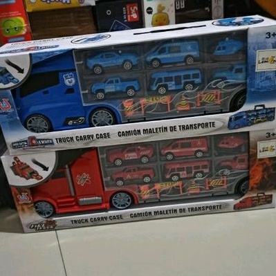Jual Mainan anak truck carry container 6 mobil besar | Shopee Indonesia